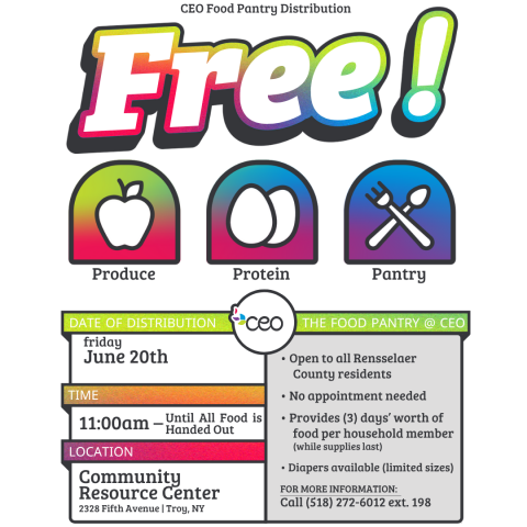 CEO-June Mass Food Distribution | Rensselaer County Regional Chamber of ...